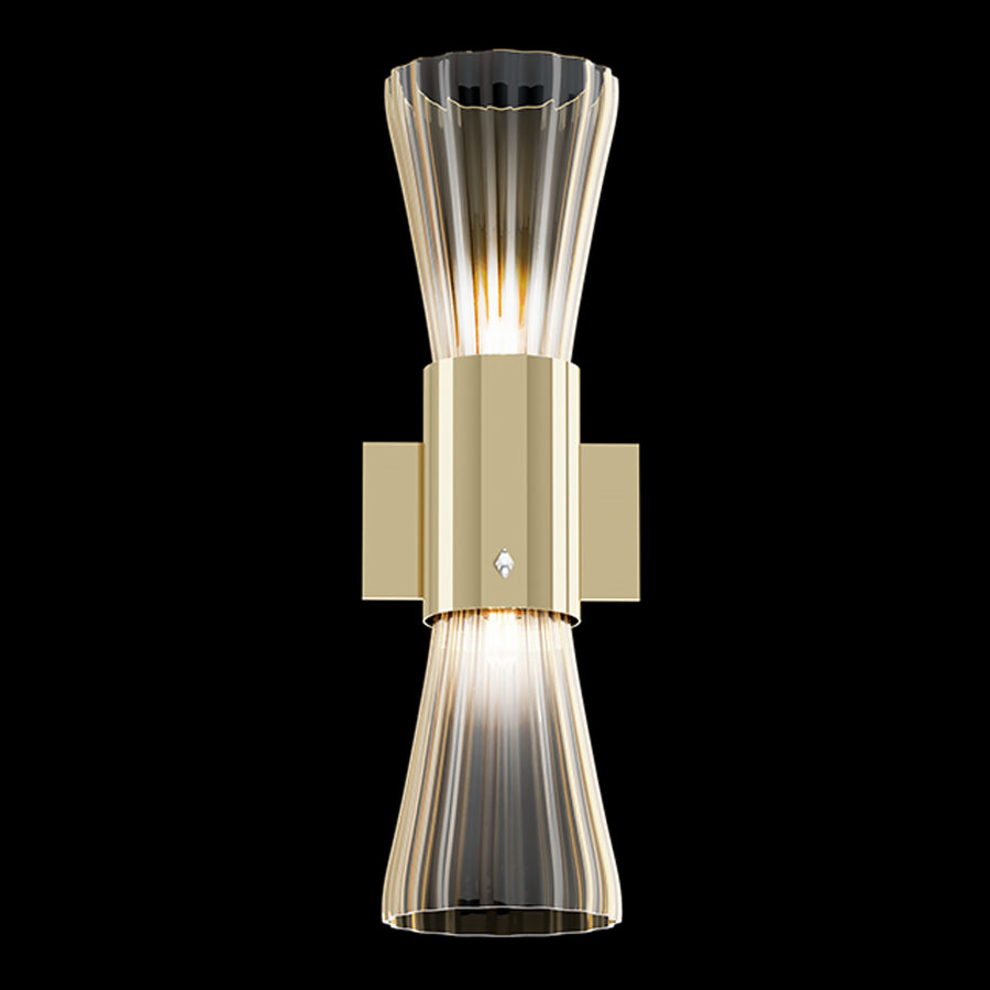 Designer Gold Plated Contemporary Lighting Installation