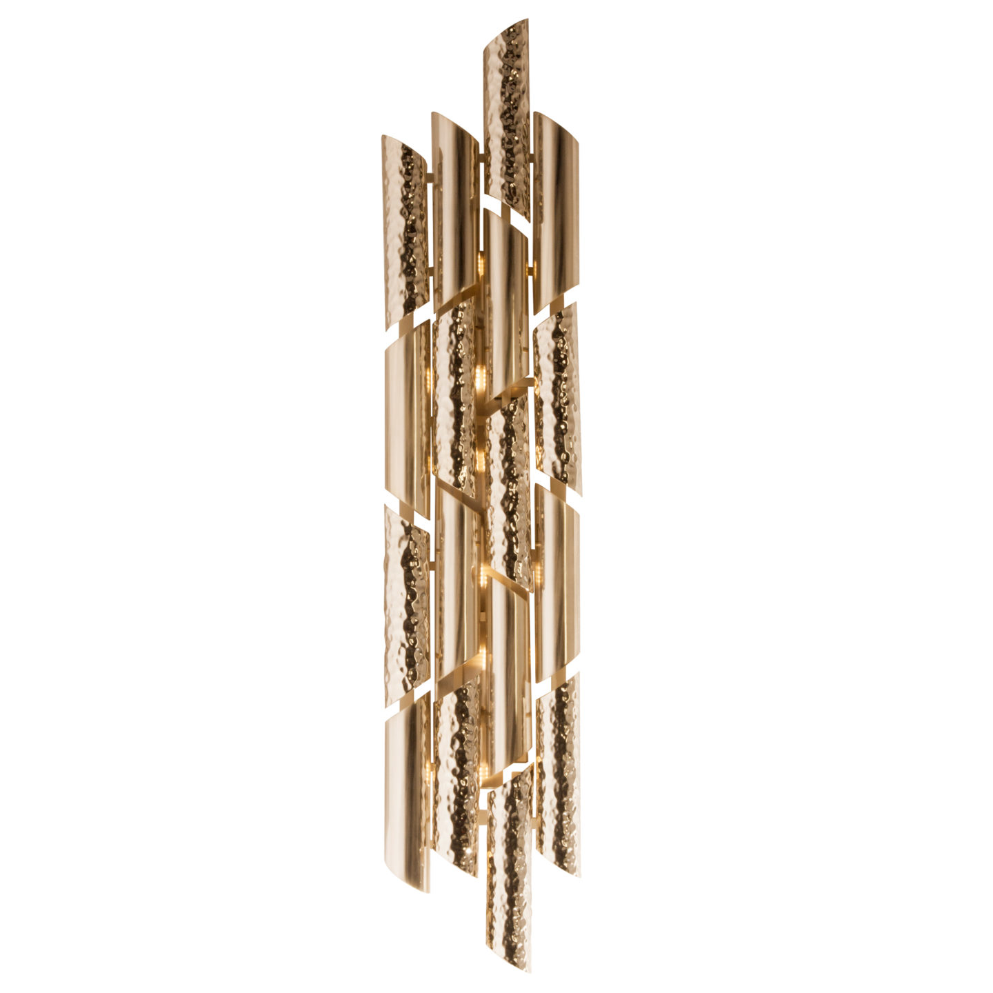 Luxurious 24 Carat Gold Plated Contemporary Wall Light
