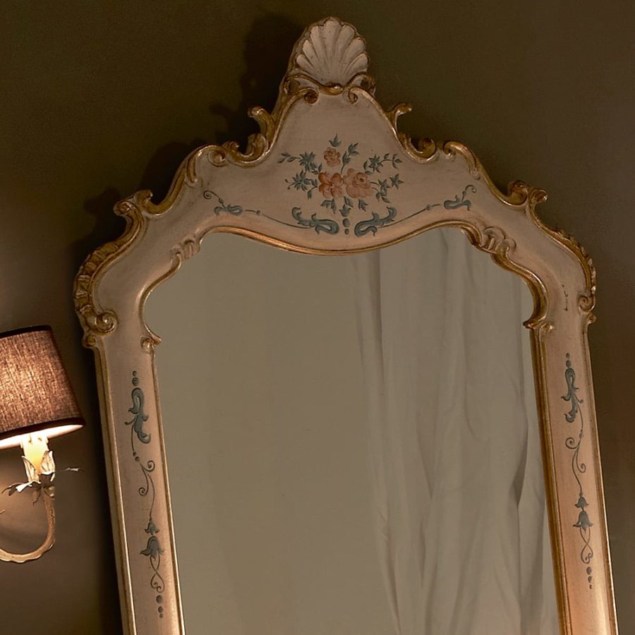 Classically Elegant Italian Designer Wall Mirror - Juliettes Interiors