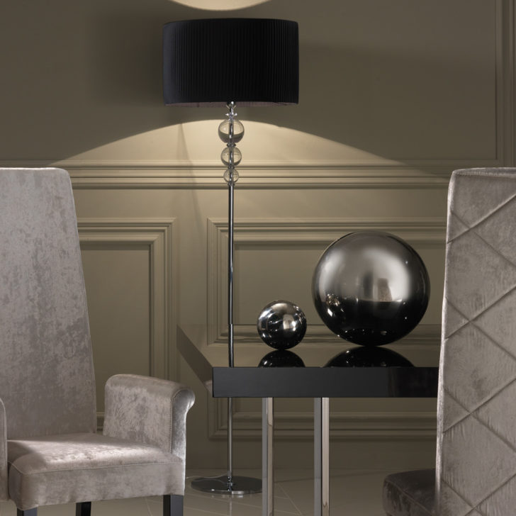 Gold Contemporary Designer Floor Lamp - Juliettes Interiors