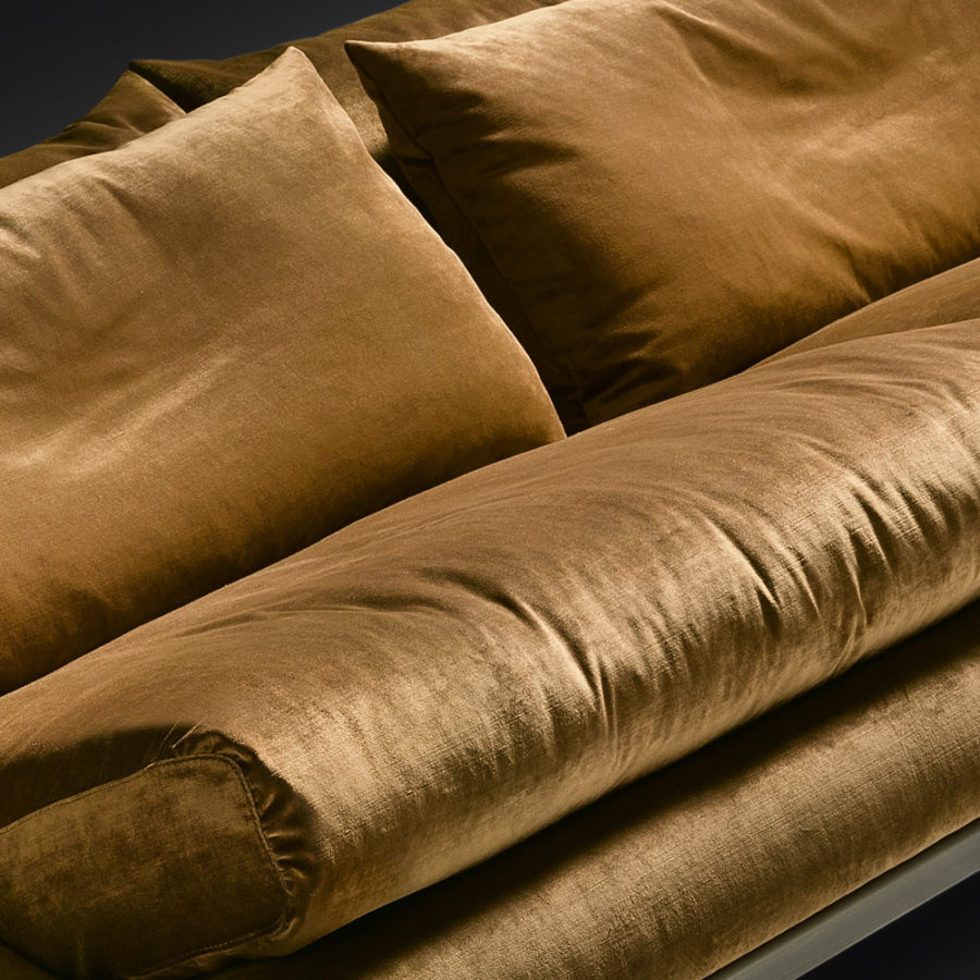 Discover the Elegance of a Contemporary Designer Velvet Sofa