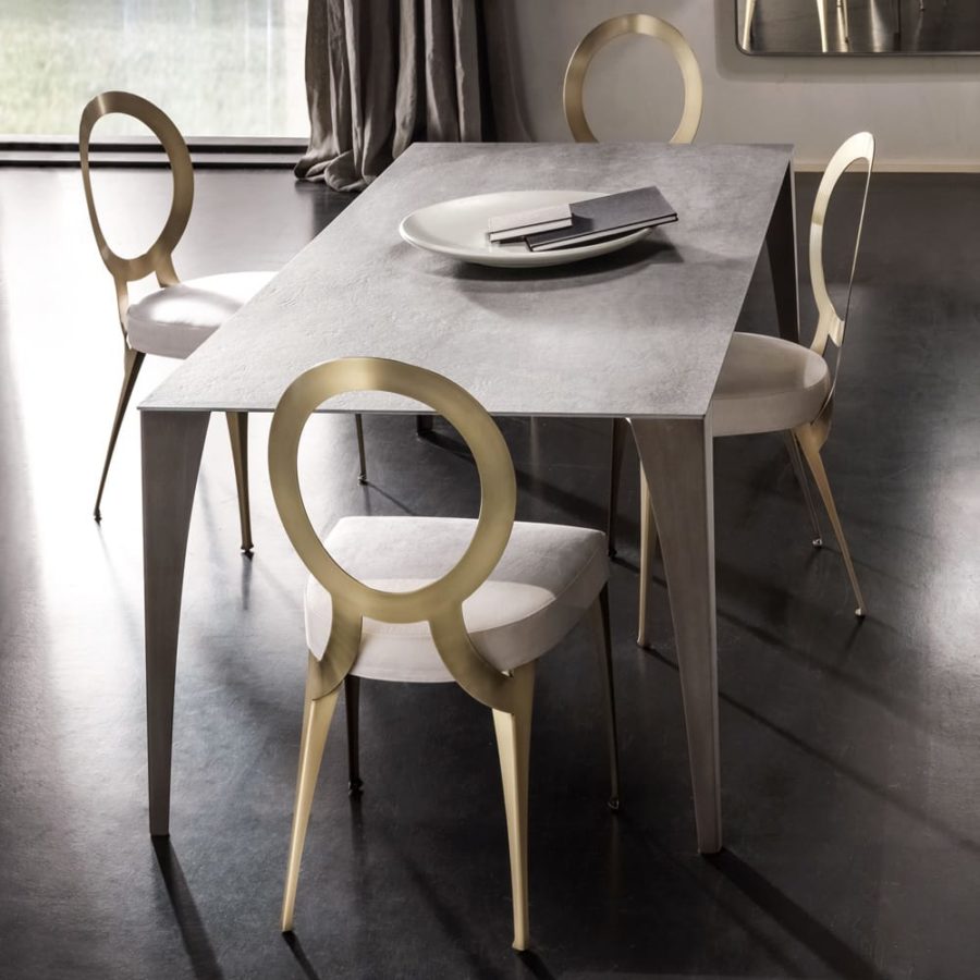 Contemporary Italian Designer Rectangular Dining Set - Juliettes Interiors