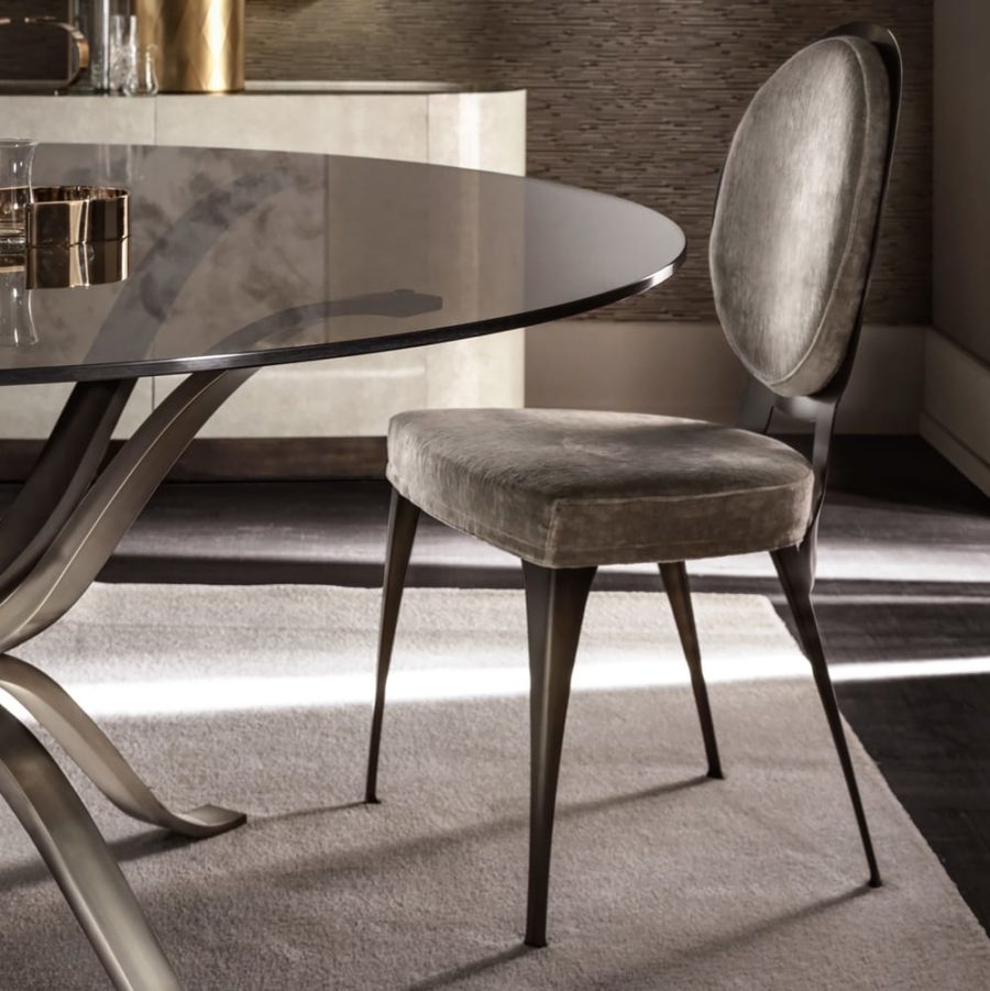 Contemporary Italian Designer Upholstered Chair - Juliettes Interiors