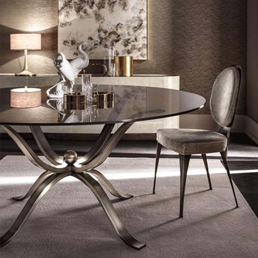 Contemporary Italian Designer Upholstered Chair - Juliettes Interiors