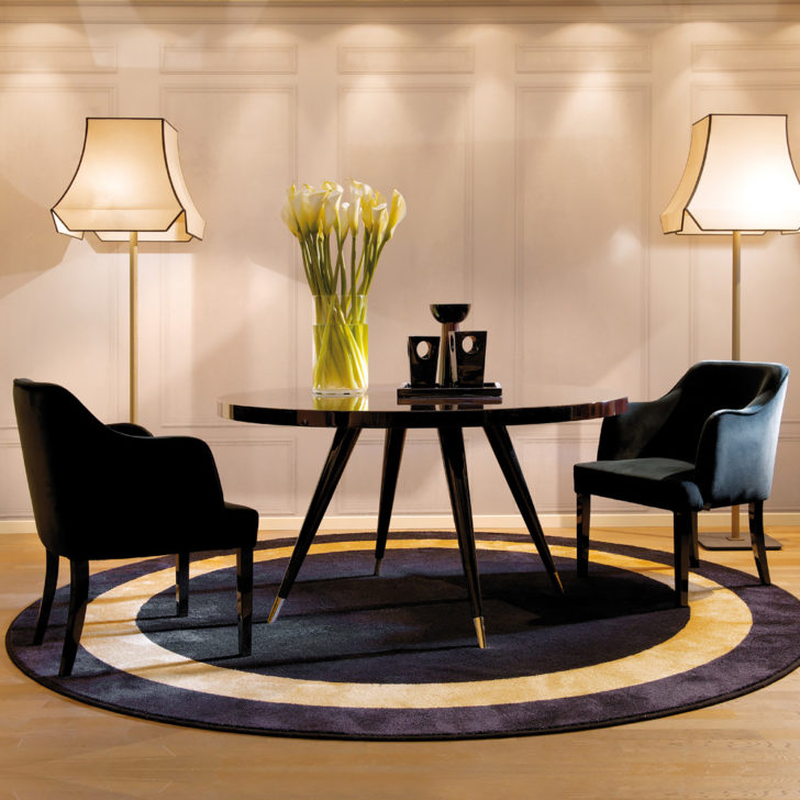 Contemporary Italian Round Dining Table - Juliettes Interiors