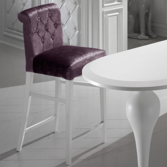 Interlaced Satin Bar Stool - Juliettes Interiors