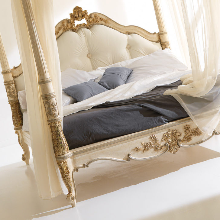 High End Italian Designer Four Poster Bed - Juliettes Interiors