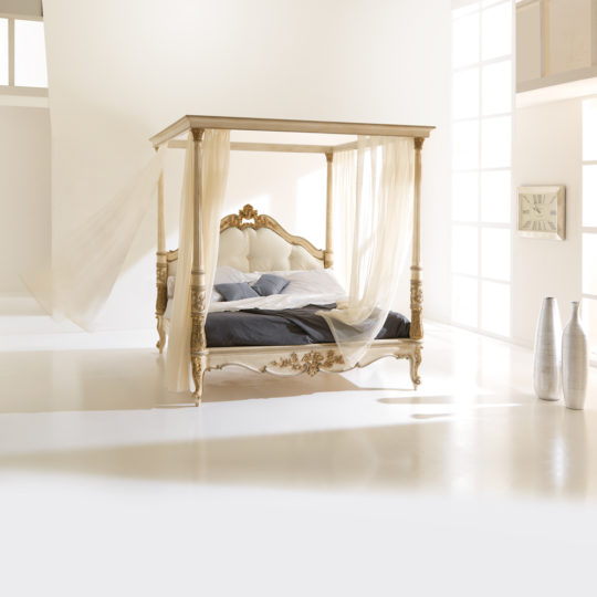 High End Italian Designer Four Poster Bed - Juliettes Interiors