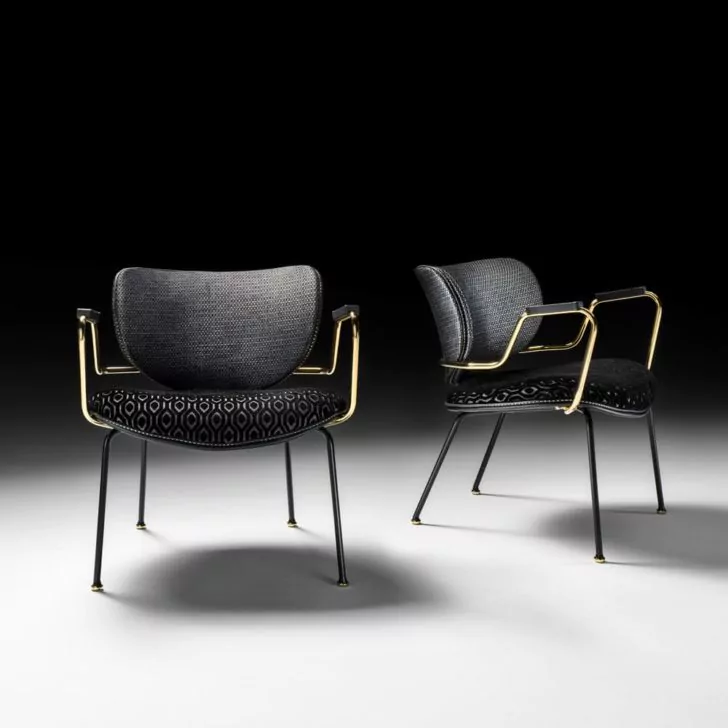 High End Designer Retro Style Lounge Chair - Juliettes Interiors