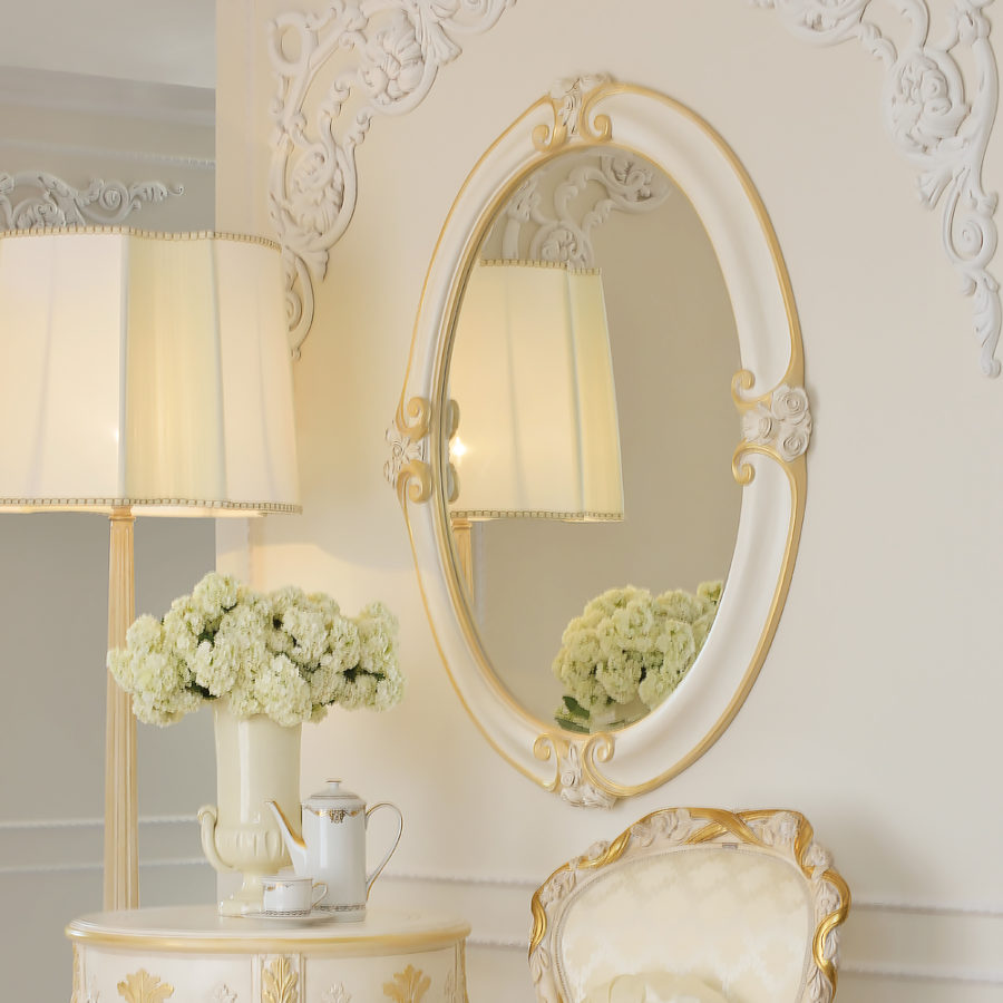 Discover the Elegance of the High End Italian Oval Mirror