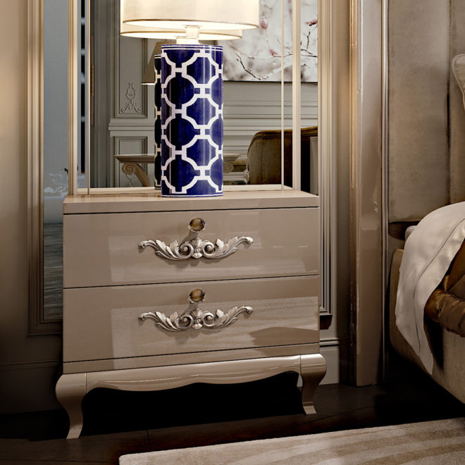 High End Modern Designer Bedside Drawers - Juliettes Interiors