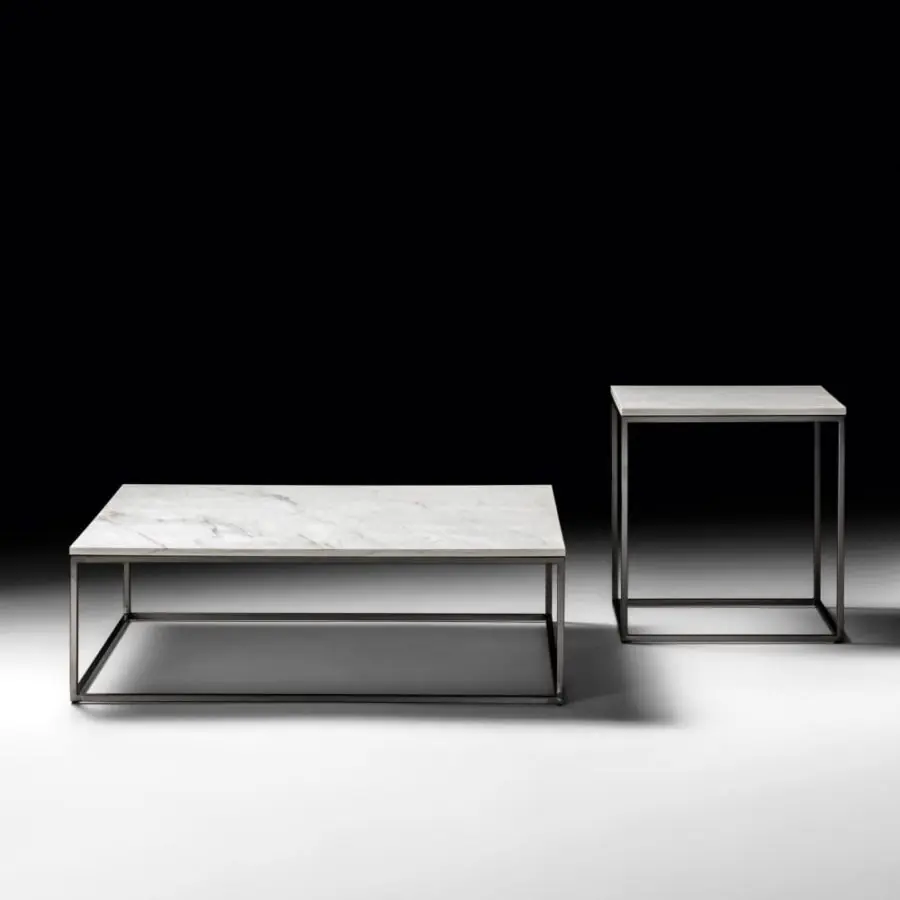 Designer Marble Contemporary Square Coffee Table - Juliettes Interiors