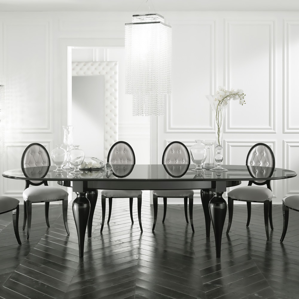 Elevate Your Home with Our Large Oval Extendable Table