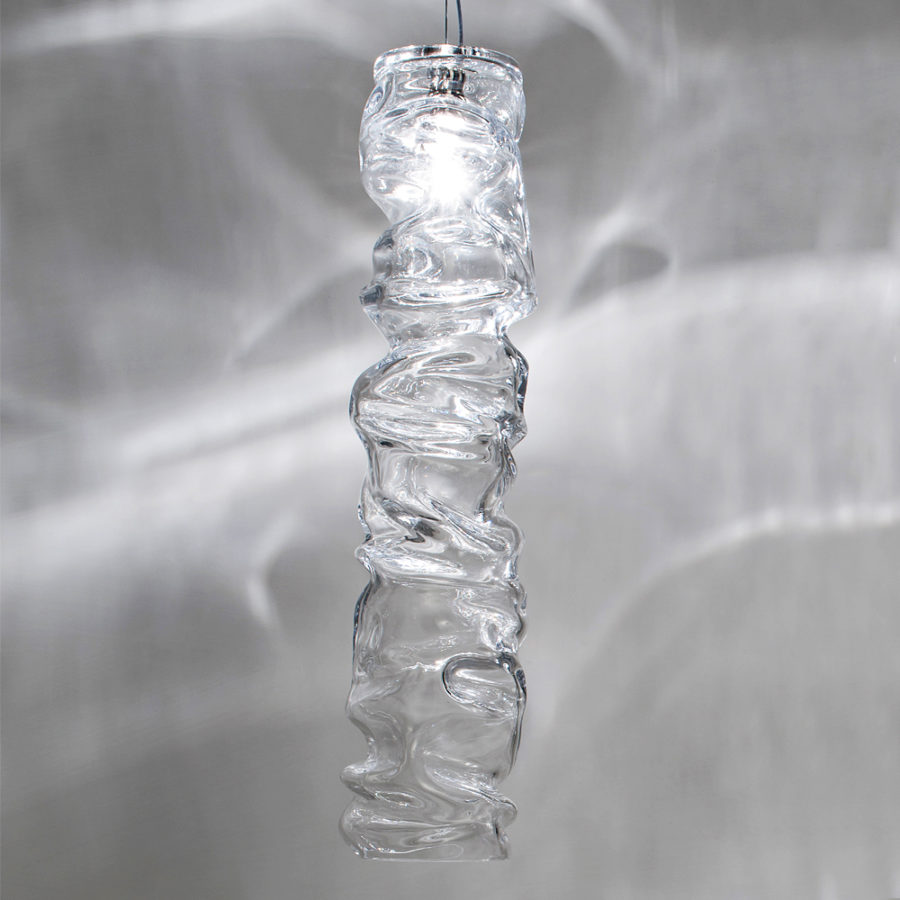 Modern Italian Designer Crystal Pendant Light - Juliettes Interiors