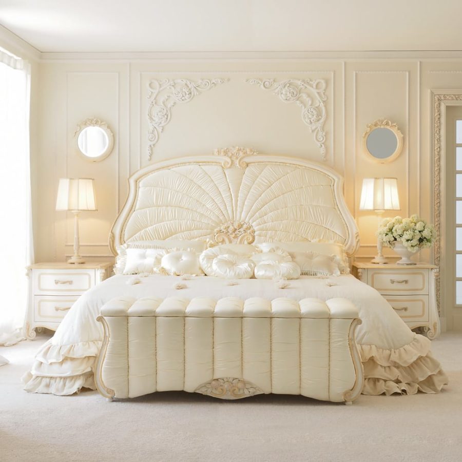 Luxurious Italian Bedside Table With Drawers - Juliettes Interiors