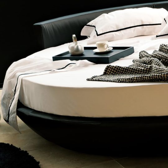 Luxury Italian Designer Round Bed - Juliettes Interiors