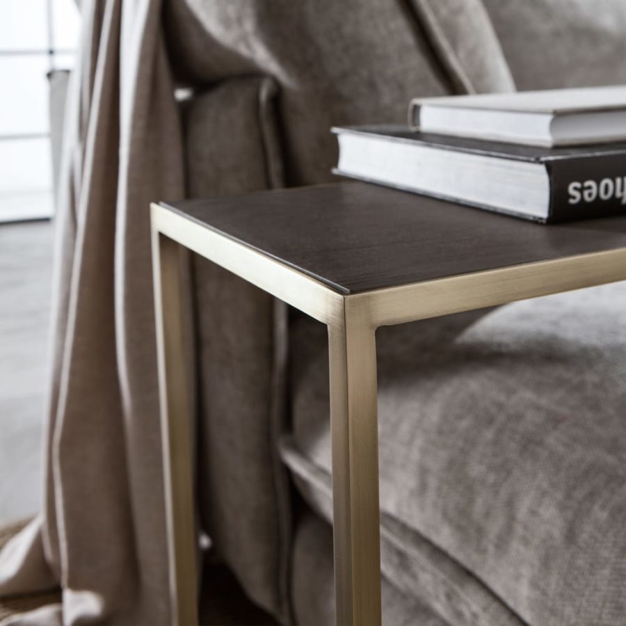 Modern Italian Designer Over Sofa Side Table - Juliettes Interiors