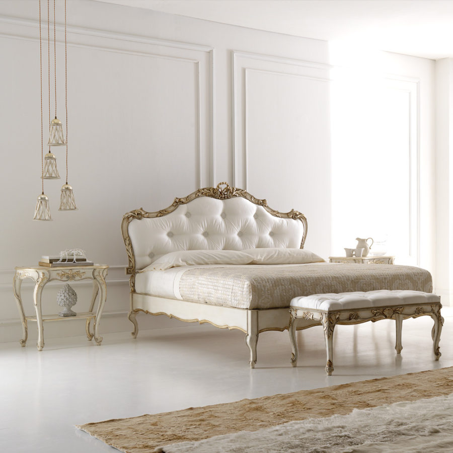 Discover Opulent Carved Italian Bedside Table Elegance