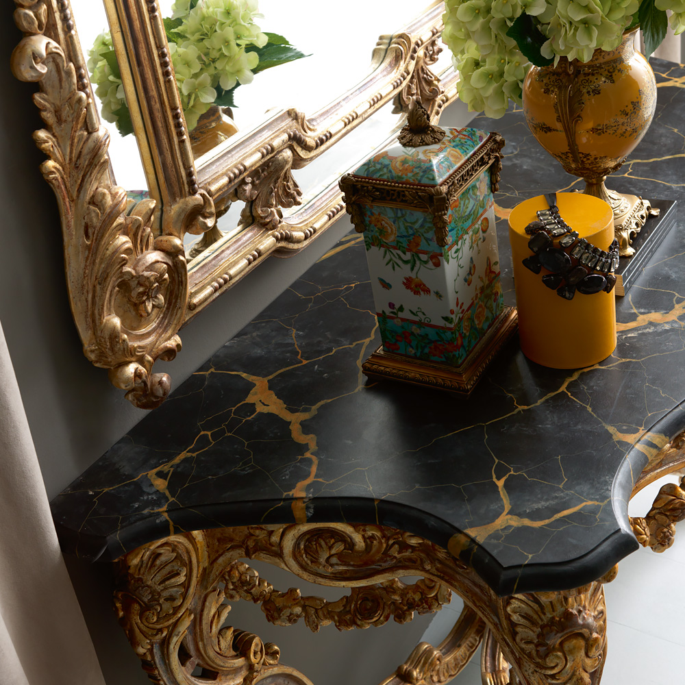 Stunning Large Gold Rococo Wall Mirror for Elegant Spaces