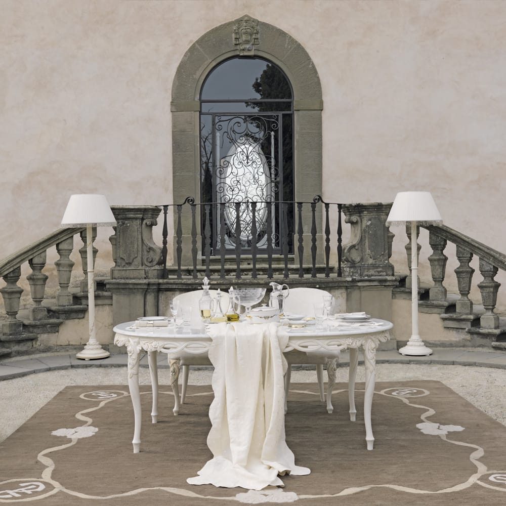 Reproduction Italian Marble Oval Dining Table - Juliettes Interiors