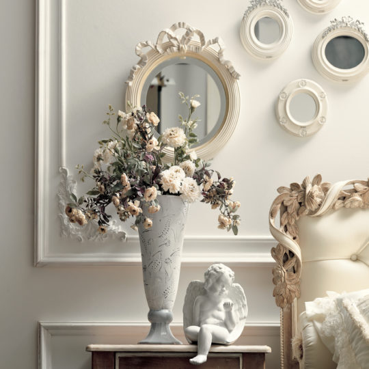 Beautiful Little Italian Bow Mirror - Juliettes Interiors