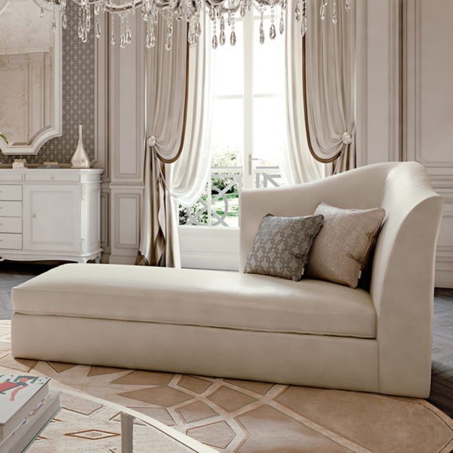 Modern Designer Storage Chaise Longue - Juliettes Interiors