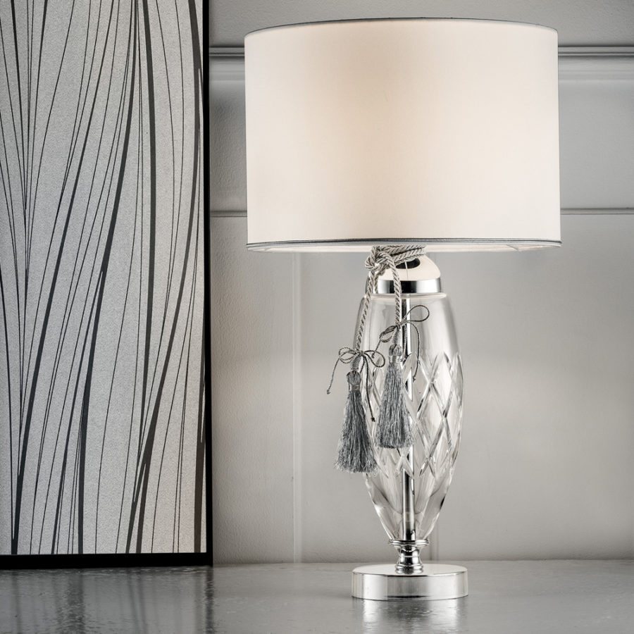 Illuminate Your Home with an Italian Luxury Crystal Table Lamp