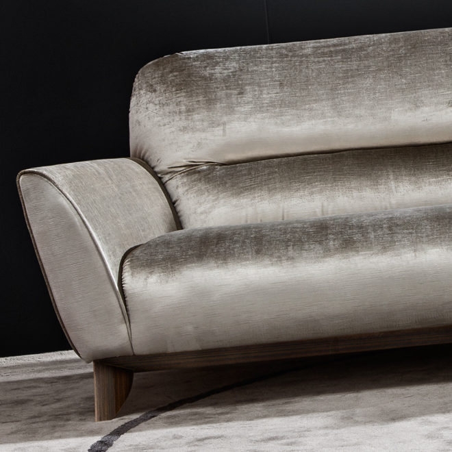 Luxury Modern Velvet Italian Designer Sofa - Juliettes Interiors