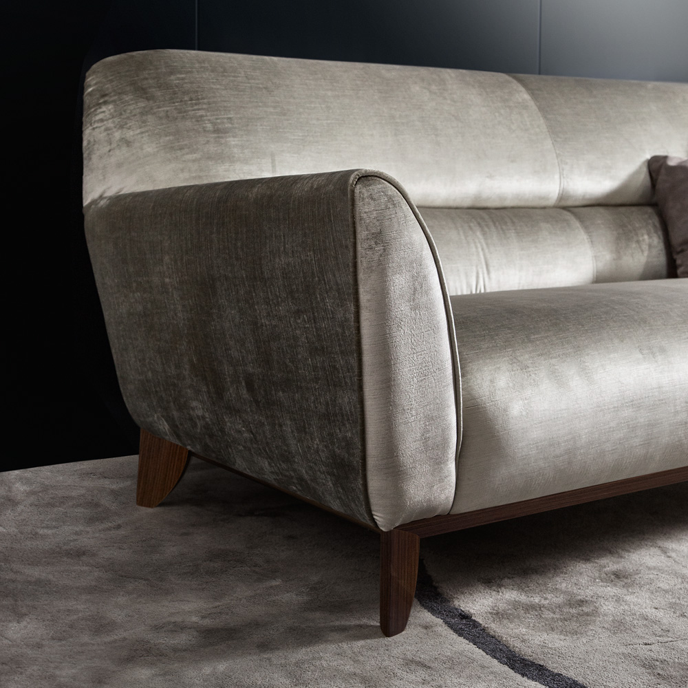Luxury Modern Velvet Italian Designer Sofa - Juliettes Interiors