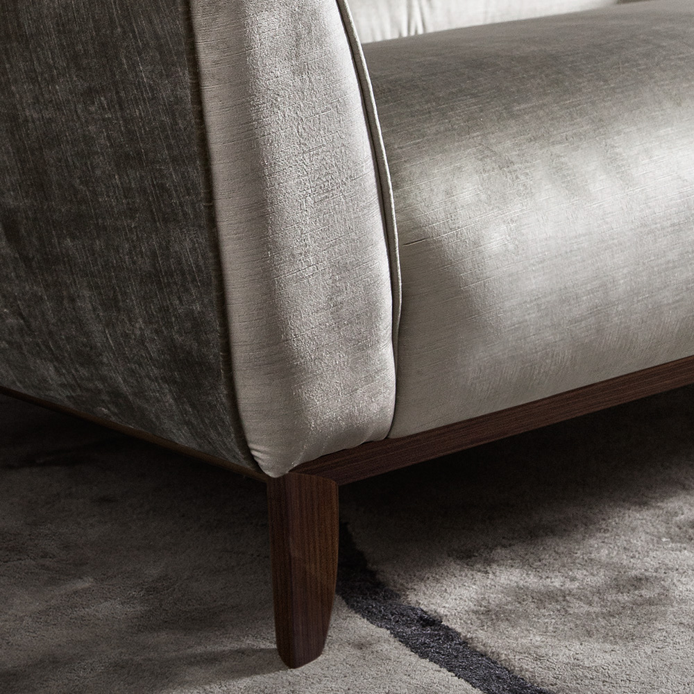 Luxury Modern Velvet Italian Designer Sofa - Juliettes Interiors