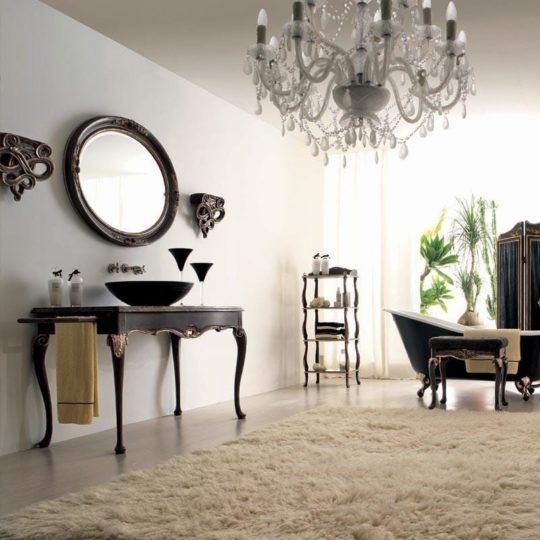 Marble Topped Designer Italian Bathroom Basin - Juliettes Interiors