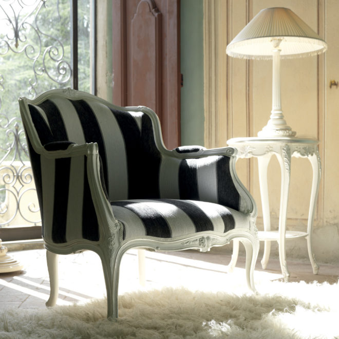 High End Contemporary Italian Designer Quilted Leather Armchair