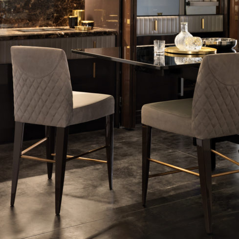 Luxury Designer Art Deco Inspired Bar Stool - Juliettes Interiors