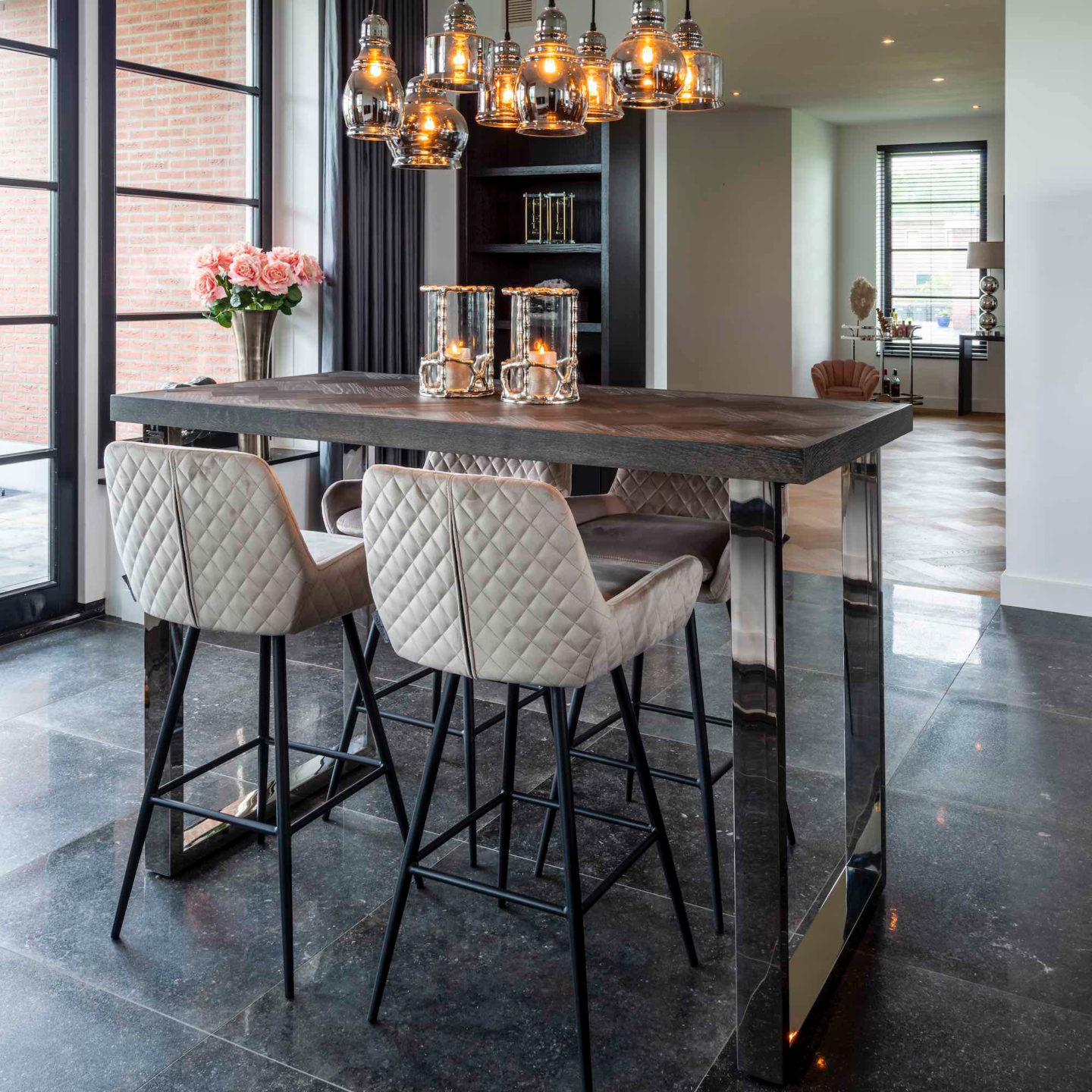 Contemporary Designer Bar Stool - Juliettes Interiors