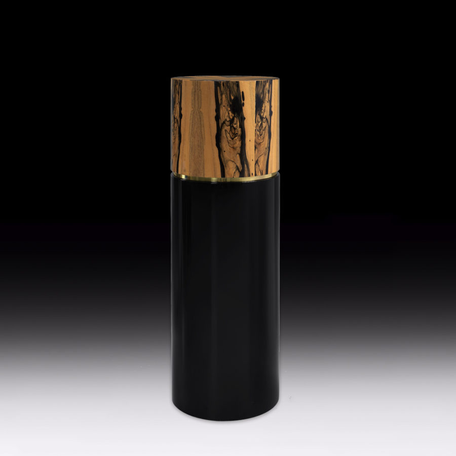 Exclusive Italian Designer Ornamental Black Vase - Juliettes Interiors