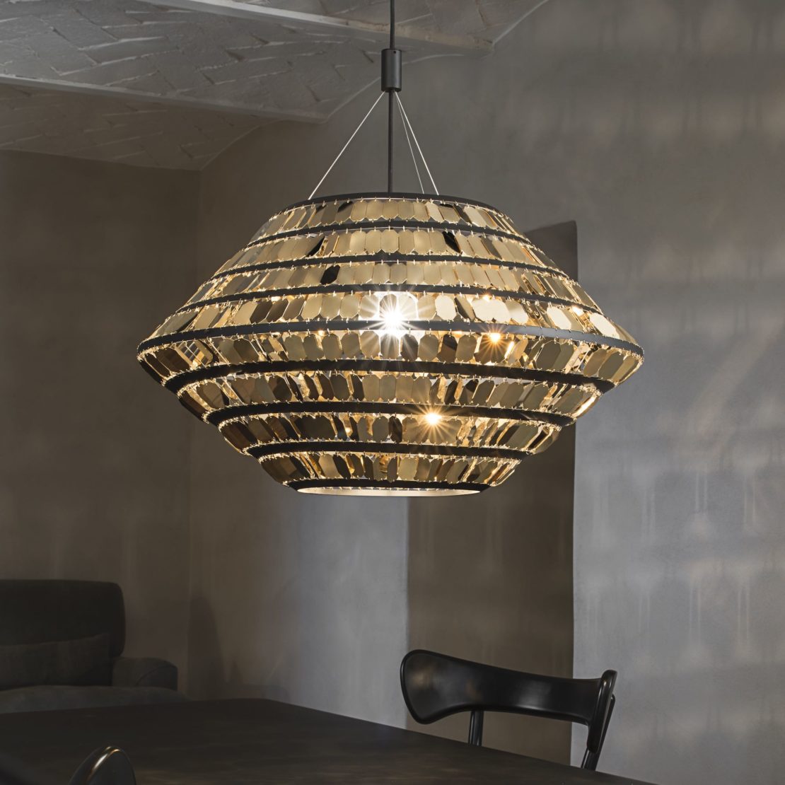 Contemporary Italian Designer Pendant - Juliettes Interiors