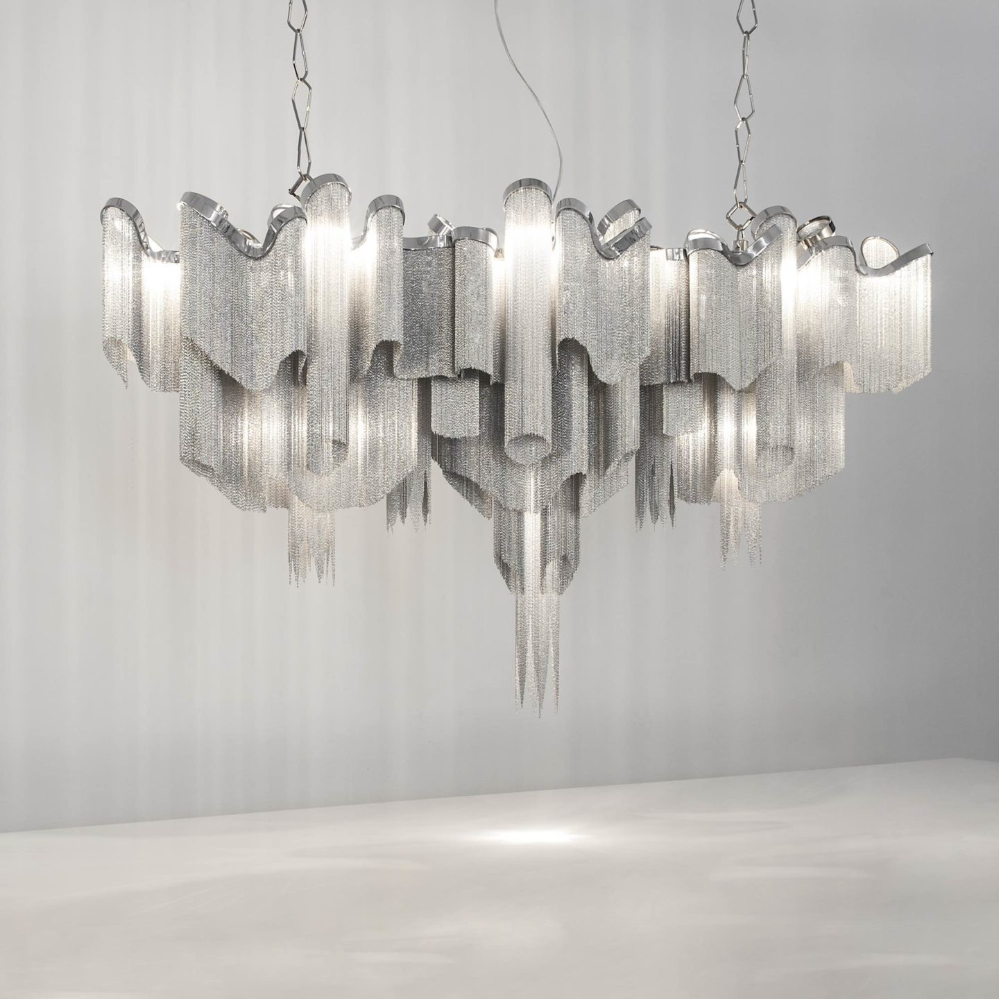 Unique Italian Designer Dining Table Chandelier - Juliettes Interiors