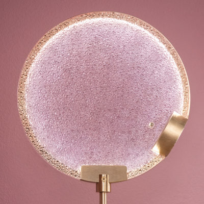 Modern Round Coloured Glass Diffuser Table Lamp - Juliettes Interiors