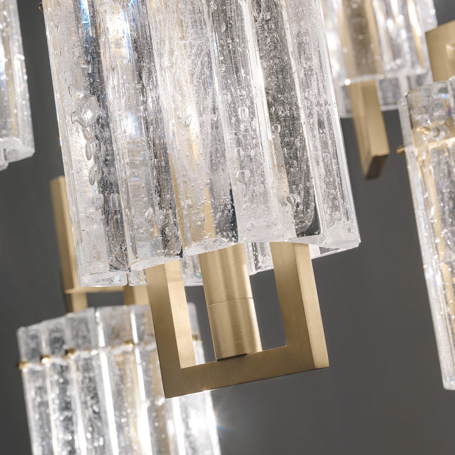 Modern Rock Crystal Inspired Pendant Light - Juliettes Interiors