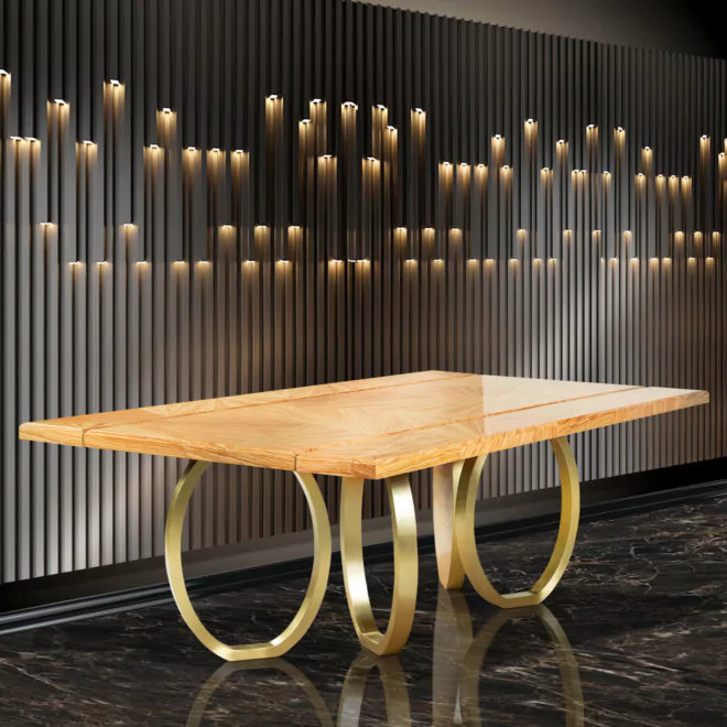 Hoop Dining Table - Juliettes Interiors