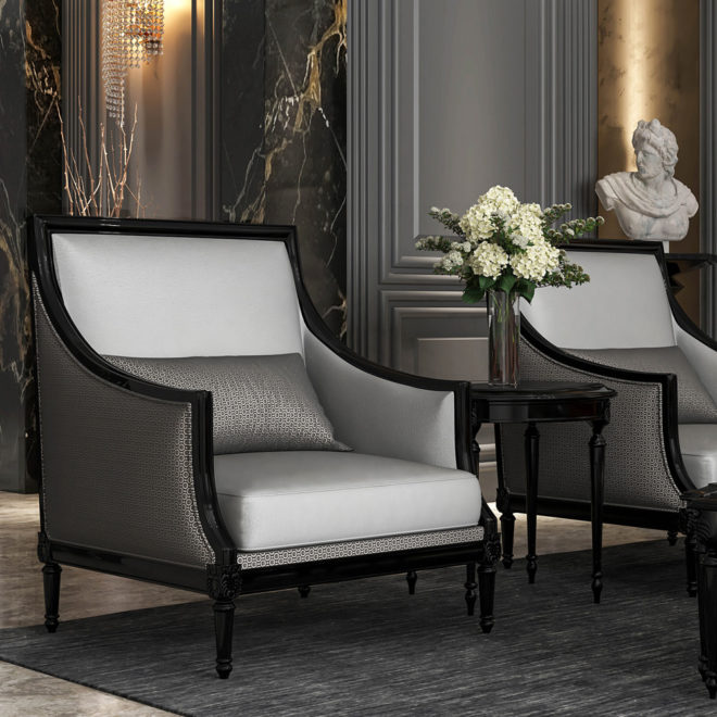 Louis Reproduction XVI Club Armchair - Juliettes Interiors