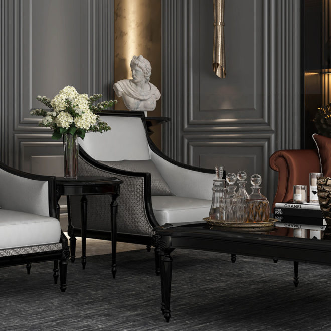 Louis Reproduction XVI Club Armchair - Juliettes Interiors