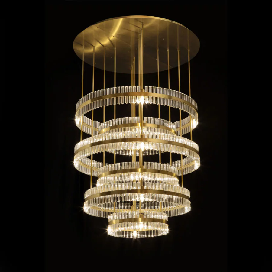 Tiered Ring Chandelier - Juliettes Interiors