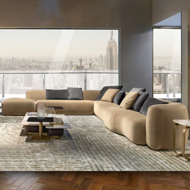 Large Modular L Shape Corner Sofa - Juliettes Interiors