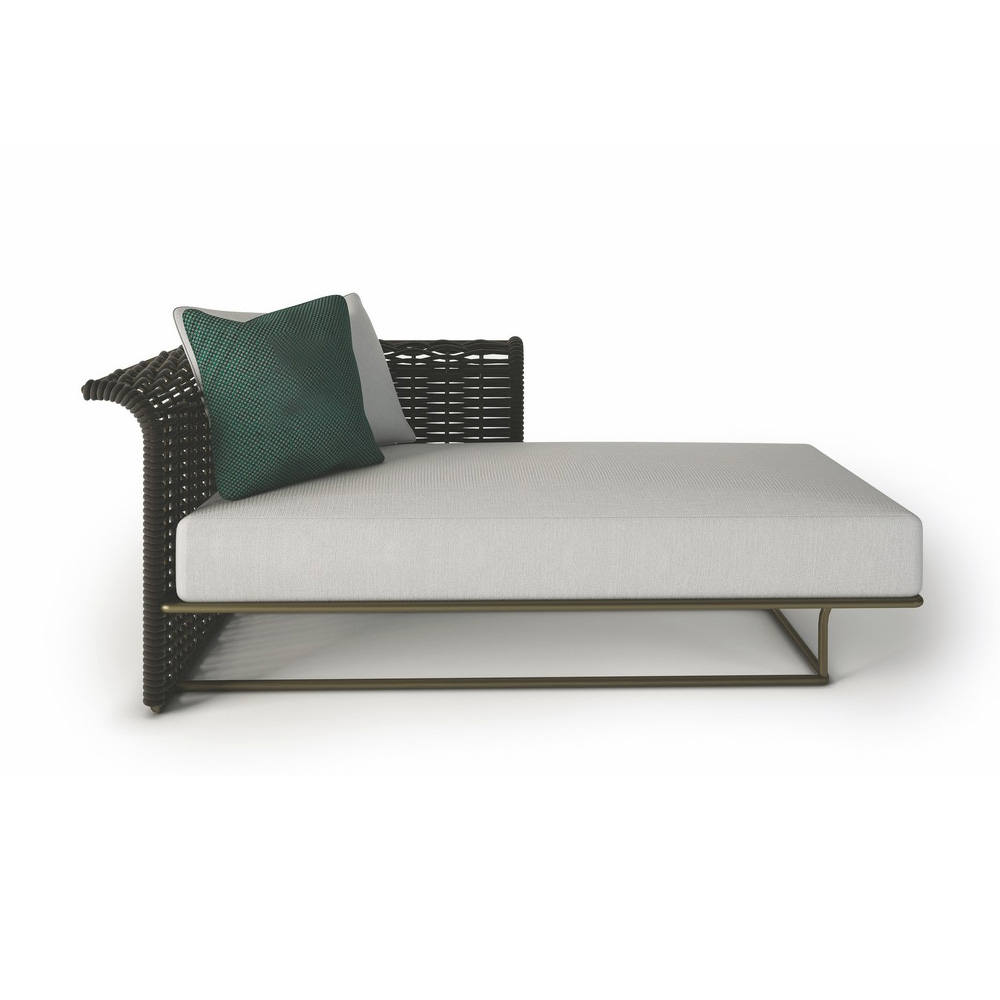 Outdoor Rope Garden Chaise Longue - Juliettes Interiors