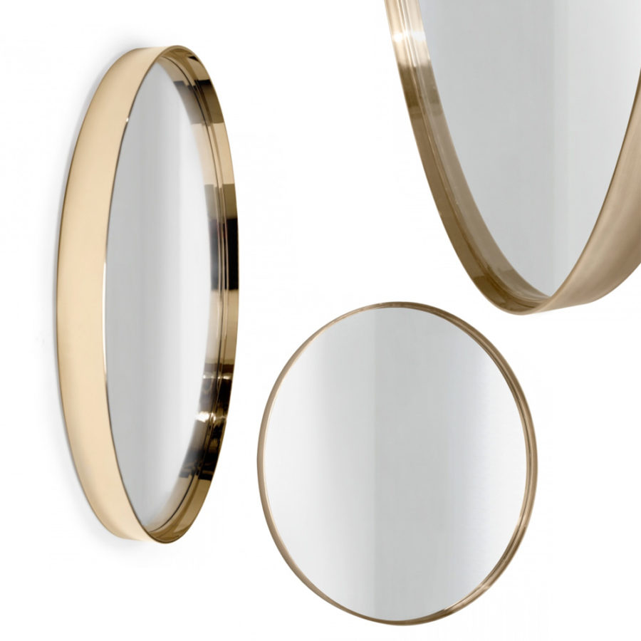 Contemporary Round Mirror - Juliettes Interiors