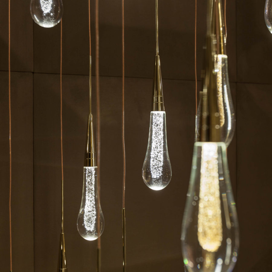 Exclusive Glass Drop Chandelier | Juliettes Interiors