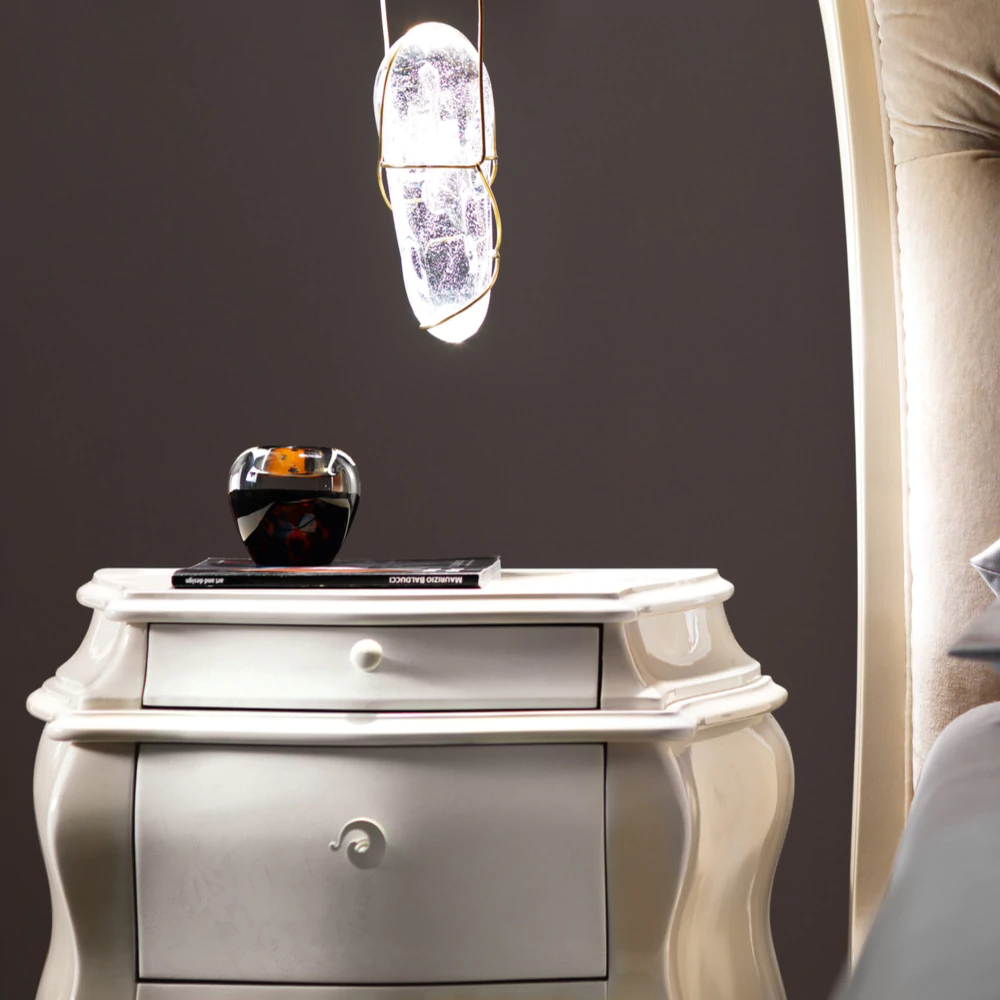 Modern Bedside Cabinet - Juliettes Interiors