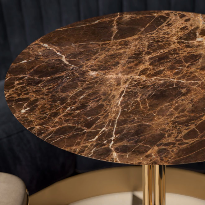 Luxury Marble Bar Table - Juliettes Interiors