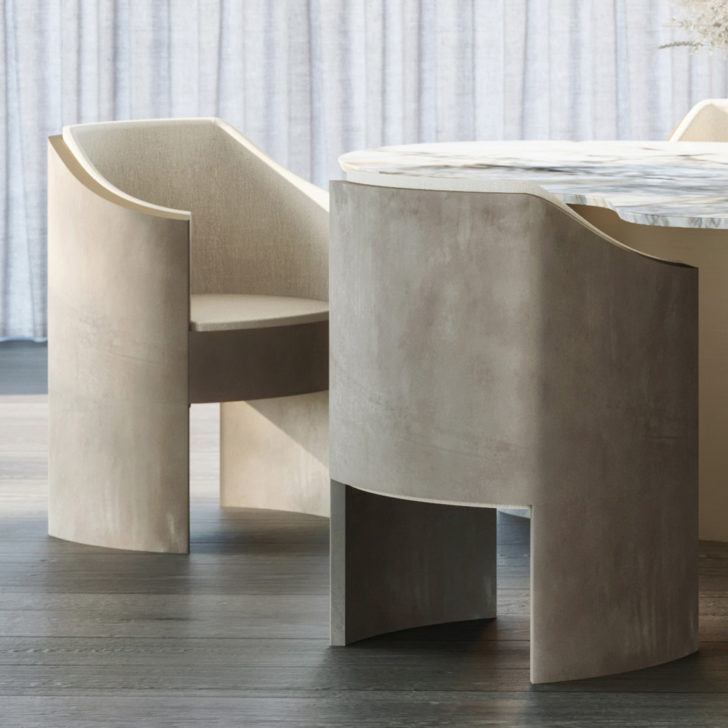 Exclusive Modern Leather Dining Chair - Juliettes Interiors